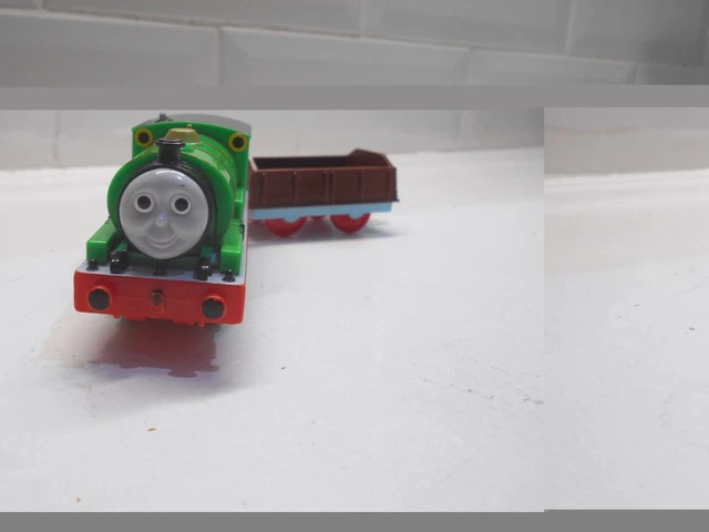 TOMY TRACKMASTER THOMAS the tank engine train percy white base £18.99 ...