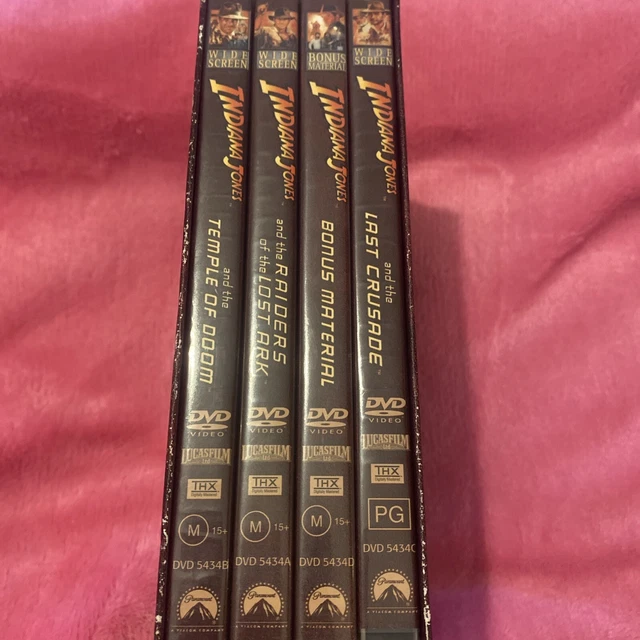 INDIANA JONES | Boxset Complete Collection DVD 2003 Region 4 Paramont ...