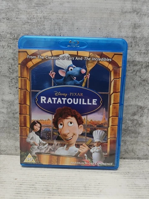 RATATOUILLE BLU-RAY 2007 Walt Disney Pixar Paris Rat Chef Animated ...