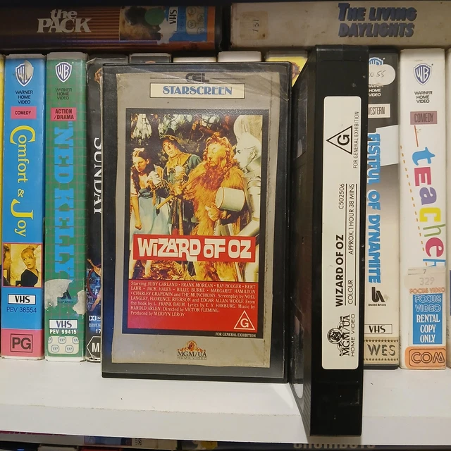 1966 THE WIZARD Of Oz- Cel Screenstars Vhs- Cut Slip Small Box Judy ...