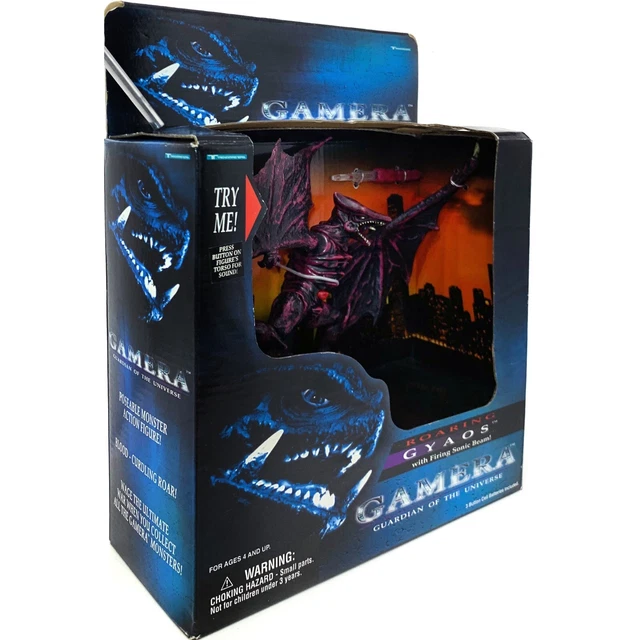 GAMERA ROARING GYAOS Electronic Action Figure with Sound Trendmasters ...