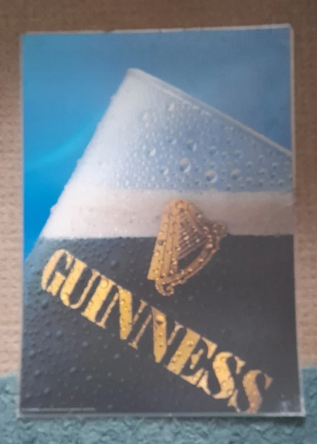 DOUBLE SIDED LAMINATED " Guinness " Poster £10.03 - PicClick UK