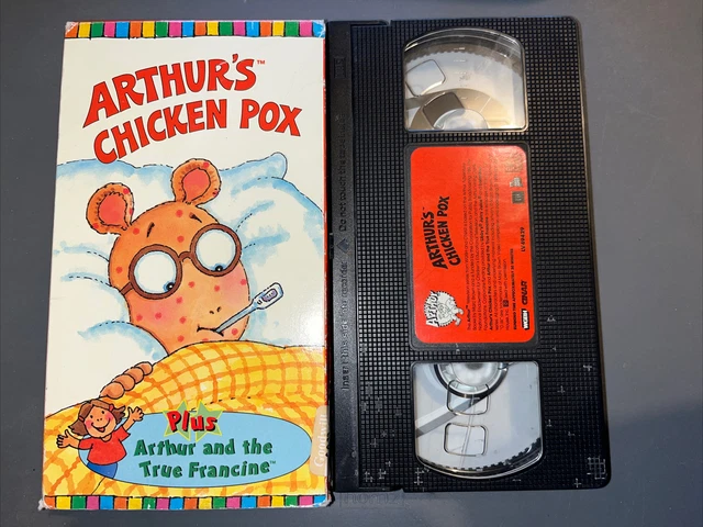 PBS KIDS ARTHUR‘S Chicken Pox VHS True Francine DW Muffy Cartoon TV ...