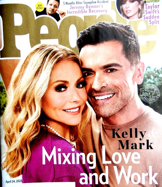 PEOPLE MAGAZINE 24 avril 2023 KELLY RIPA AND MARK CONSUELOS Taylor ...