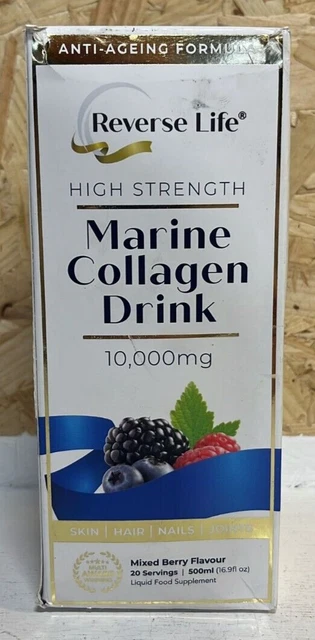 REVERSE LIFE MARINE Collagen Liquid Supplement Drink -500ml (box ...