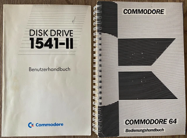 COMMODORE 64 & Disk Drive 1541-II Operator Manual - German £14.81 ...