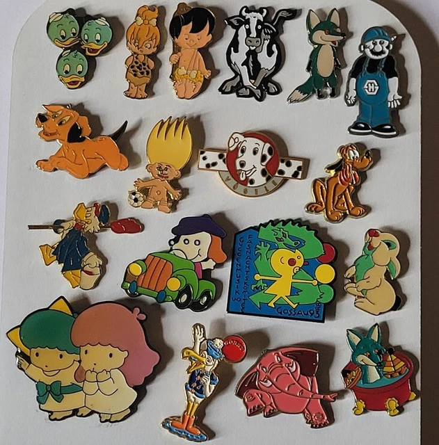 PINS PIN BD Dessin Anime Comics Disney Collection 18 Pins Differents ...