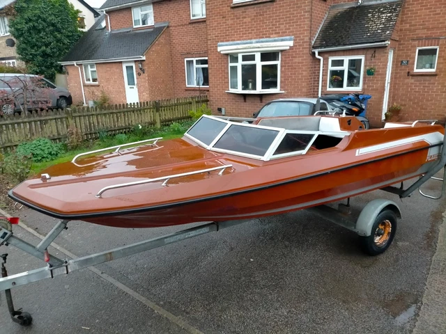 PLANCRAFT SPEED BOAT speedboat hull project outboard fast power ...