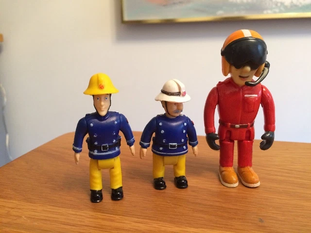 FIREMAN SAM FIGURES -TOM THOMAS Fire Chief Articulated POSABLE FIGURES ...