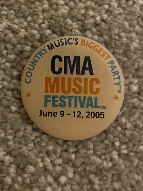 CMA MUSIC FESTIVAL 2005 Enamel Lapel Pin Badge Country Association ...