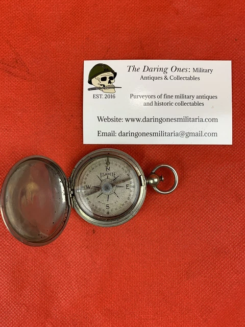 ORIGINAL WW1 COMPASS Taylor Usanite US Navy Marked Engine Room Dated ...