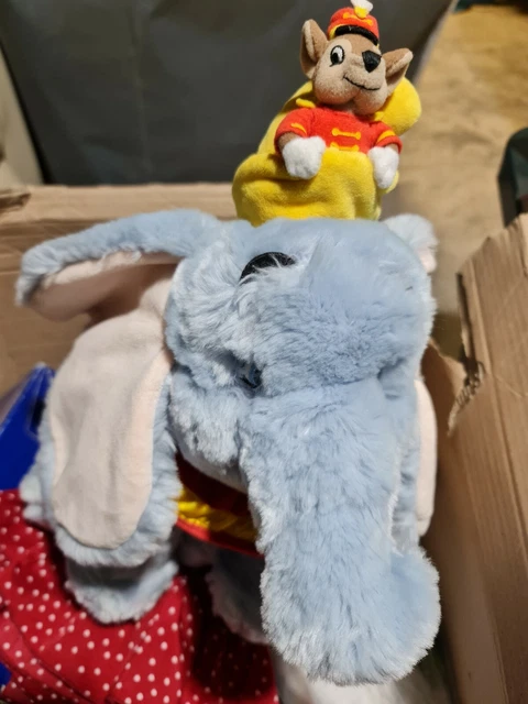 DISNEY STORE DUMBO With Timothy Q Mouse Large Plush Soft Toy £16.70 ...