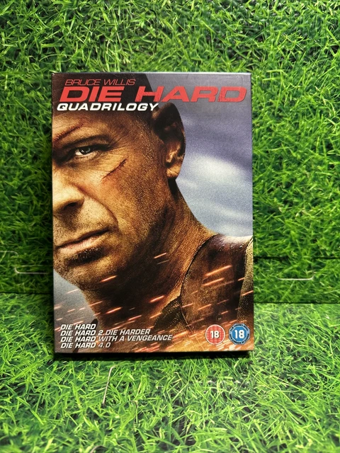 DIE HARD QUADRILOGY DVD Box Set 1 2 3 4 Bruce Willis Action Movie ...