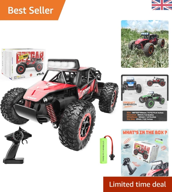TB201 REMOTE CONTROL Monster Truck - 1:20 Scale, Shock Resistant & Fast ...