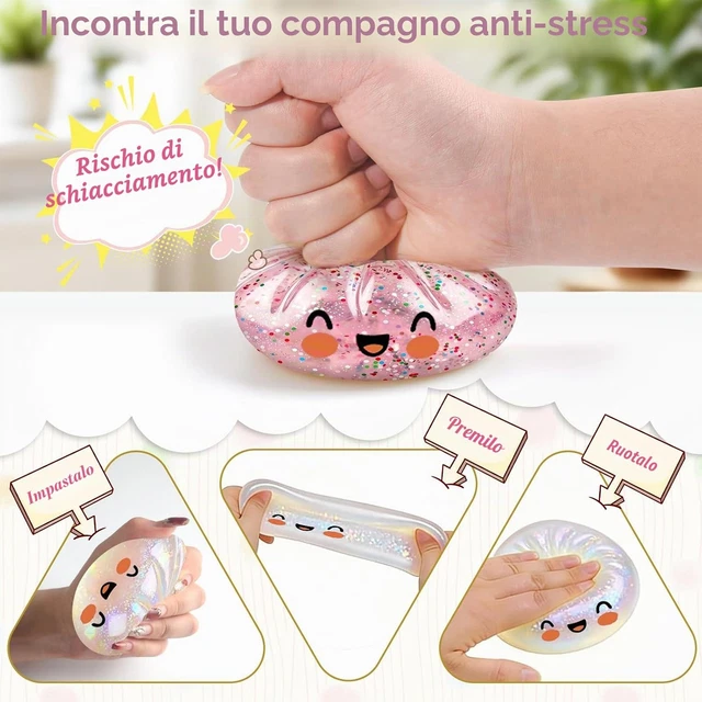 GIANT DUMPLING SQUISHY, Mystery Dumpling Squishy, Gigante Glitter ...