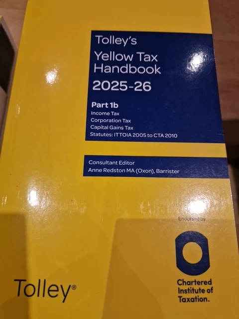 TOLLEY'S YELLOW TAX Handbooks 2025-2026 £156.70 - PicClick UK