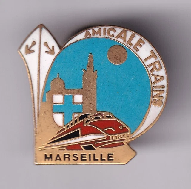 RARE PINS PIN'S .. Train Railways Sncf Tgv Sud Mediterranee Marseille 13 ~Fg EUR 4,99 - PicClick FR