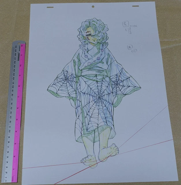 UFOTABLE KIMETSU NO Yaiba Demon Slayer Large Size Key Frame Art Shinobu ...