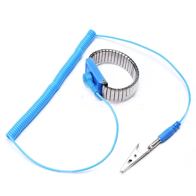 ANTI STATIC WRIST Strap ESD Grounding Electricity Discharge Band ...