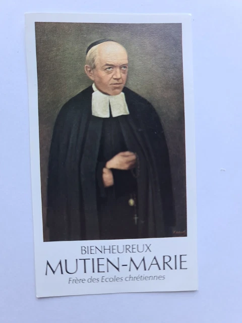 ANCIENNE IMAGE PIEUSE Reliquaire Frere Mutien Marie Parcelle Du ...