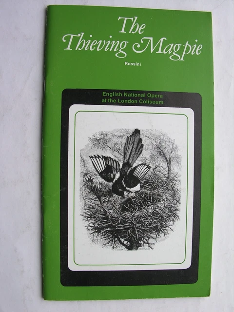 1978 THE THIEVING MAGPIE ROSSINI ENO Bryan Balkwill Della Jones ...