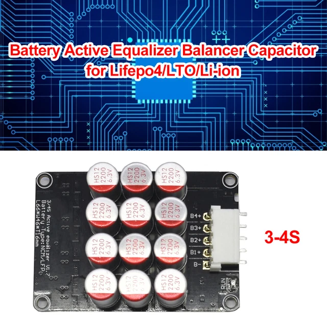 BATTERY ACTIVE EQUALIZER Balancer Capacitor for Lifepo4/LTO/Li-ion (3-4S) EUR 23,09 - PicClick DE