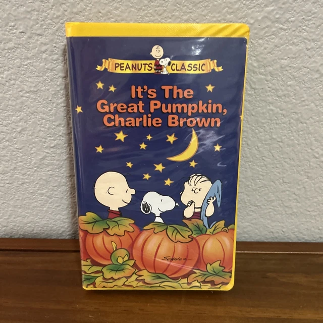 IT'S THE GREAT Pumpkin Charlie Brown Peanuts Classic (VHS 1996) Orange ...