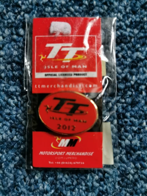 ISLE OF MAN TT Motorcycle Races Official Motorsport Merchandise Pin ...