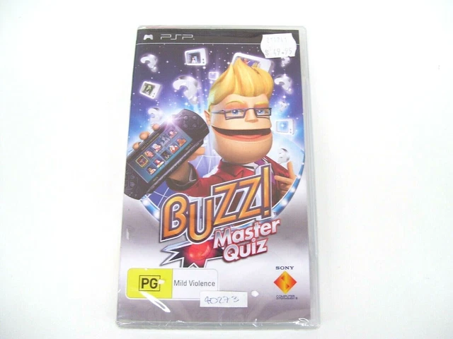 BUZZ BUZZ! MASTER Quiz Psp Game Playstation Portable $44.24 - PicClick AU