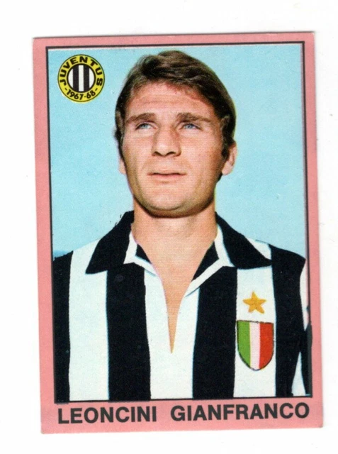 FIGURINA MIRA TUTTI I CALCIATORI 1967 JUVENTUS LEONCINI EUR 2,00 ...