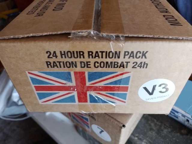 BRITISH ARMY VINTAGE Ration Pack Menu V3 & 7 £42.00 - PicClick UK