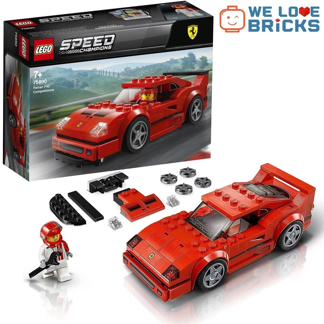 LEGO SPEED CHAMPIONS 75890 Ferrari F40 Competizione BOX DAMAGE/BOX ...