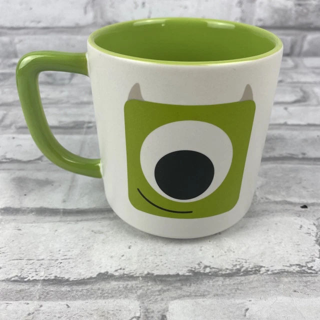 DISNEY STORE MONSTERS Inc Mike Wazowski Coffee Mug One Eye Green Tea ...