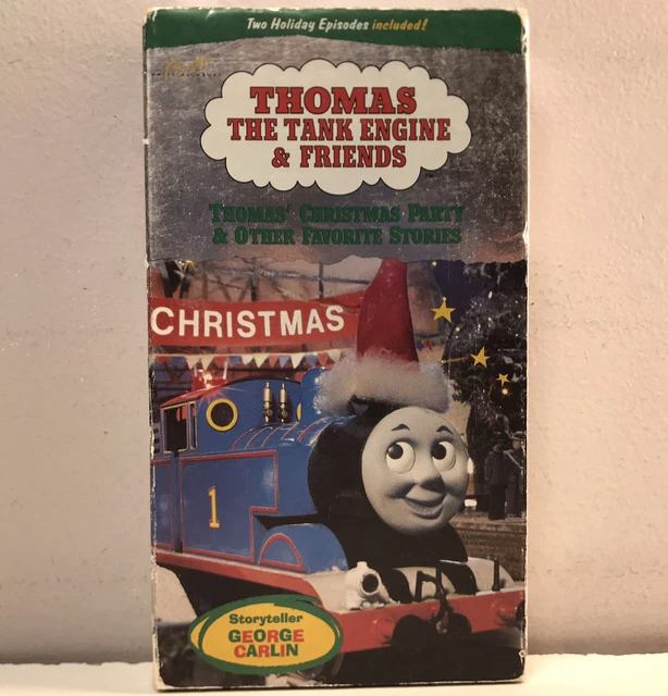 THOMAS THE TANK Engine & Friends Christmas Party VHS Video Tape Rare ...