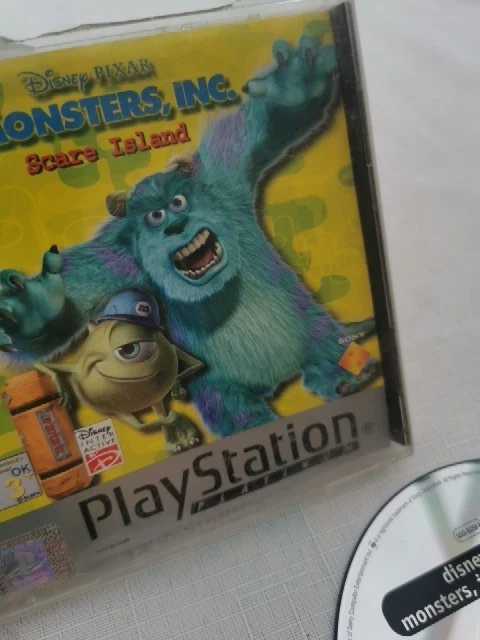 DISNEY PIXAR MONSTERS Inc PLATINUM PS1 PAL COMPLETE £4.99 - PicClick UK