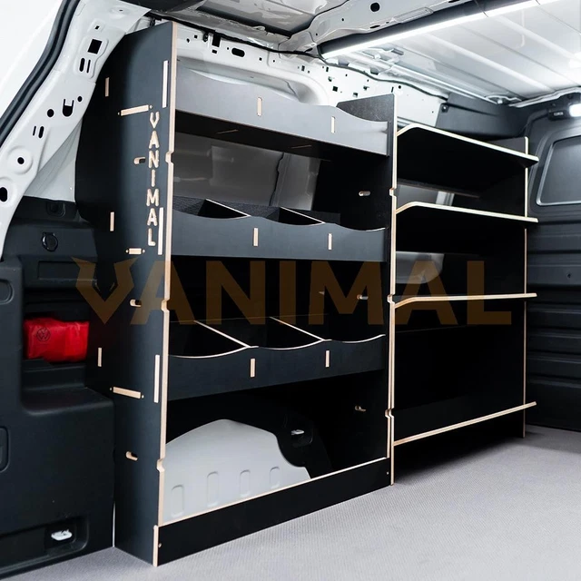 VW ID BUZZ Cargo NS Hexaboard Van Racking: Compartment & x4 Toolbox ...