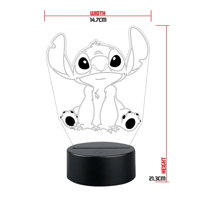 STITCH NIGHT LIGHT | Personalised Stitch Night Light | Stitch | Lilo ...