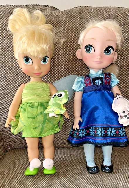 DISNEY ANIMATOR FAIRY Dolls Tinkerbell & Elsa £14.99 - PicClick UK
