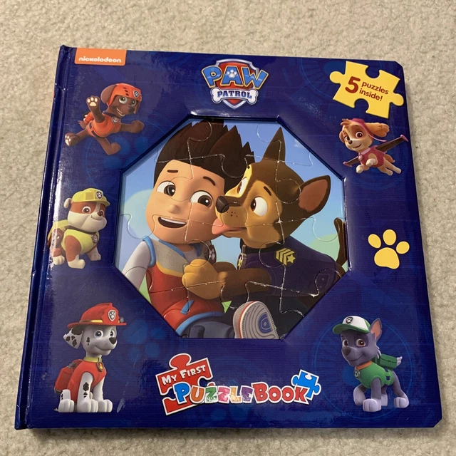 NICKELODEON PAW PATROL My First Puzzle Board Book 5 Puzzles Complete $7 ...