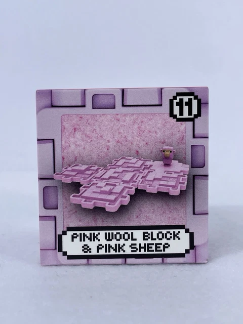 2025 A MINECRAFT Movie McDonald’s Kids Happy Meal Toy #11 Pink Wool ...