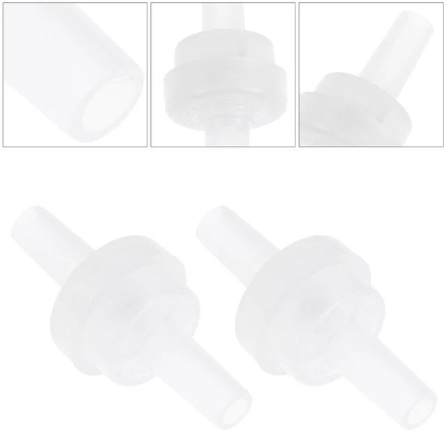 10 PCS PLASTIC Fluids Valve Non-return Inline Check Compressor £4.99 ...