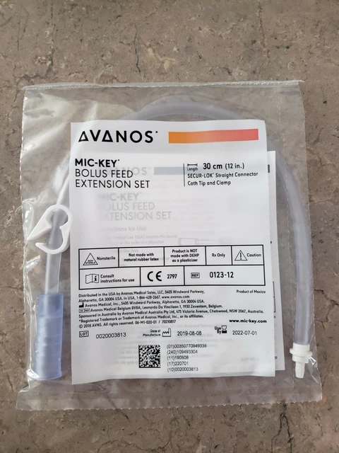 MIC-KEY BOLUS Feed Extension Set 30 Cm (12 In) Avanos,, 58% OFF