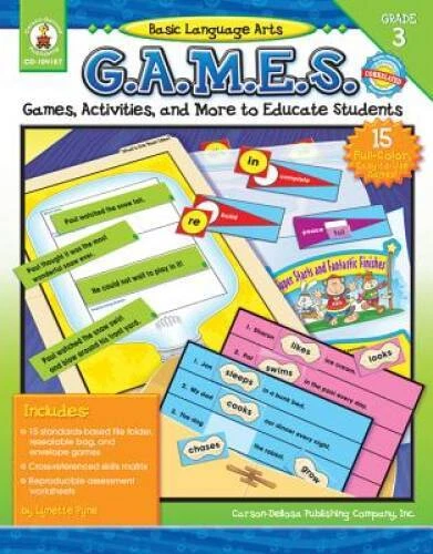 BASIC LANGUAGE ARTS G A M E S Grade 3 Games Activities And More BASIC LANGUAGE ARTS G A M E S Grade 3 Games Activities And More