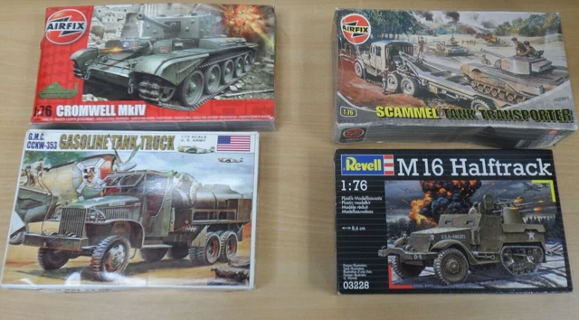 AIRFIX MODELS TANK, Tank Transporter, Halftrack, Gasoline Tank Truck £4 ...