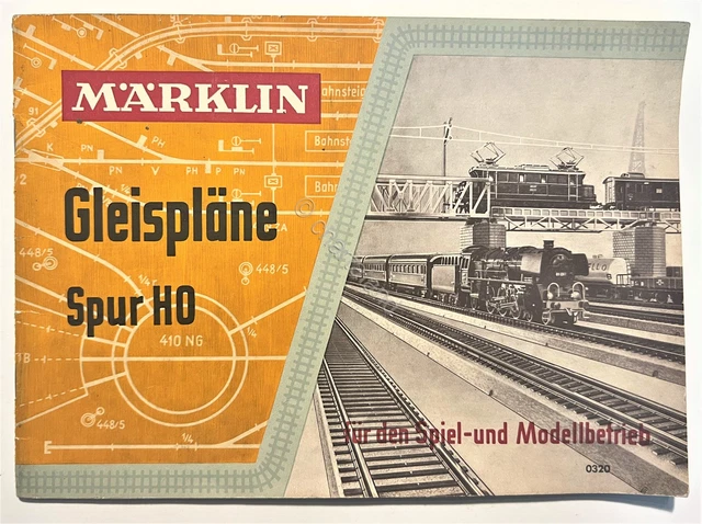MODELLISMO FERROVIARIO MARKLIN HO - Gleisplane Spur HO - 1957 EUR 24,99 ...