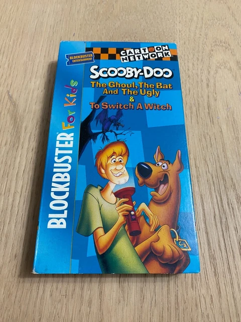 SCOOBY-DOO BLOCKBUSTER FOR Kids VHS Cartoon Network The Ghoul The Bat ...