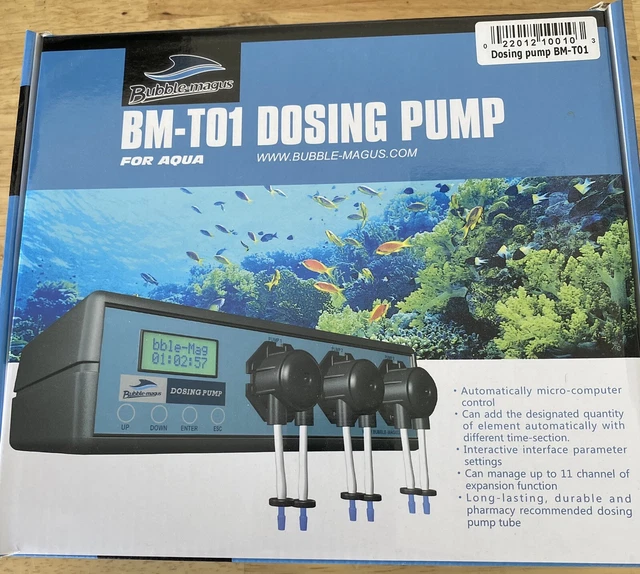 BUBBLE MAGUS BM T01 Aquarium Reef Dosing Pump. NIB $130.00 - PicClick