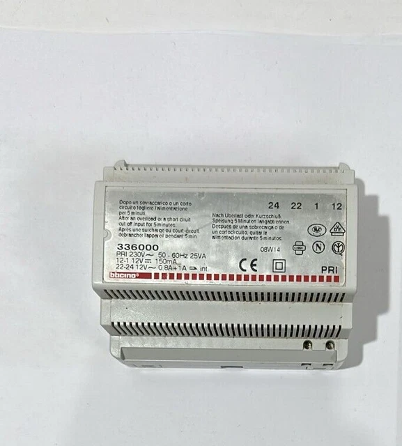 336000 LT TERRANEO 336000 ALIMENTATORE CITOFONO Bticino EUR 44,00 ...