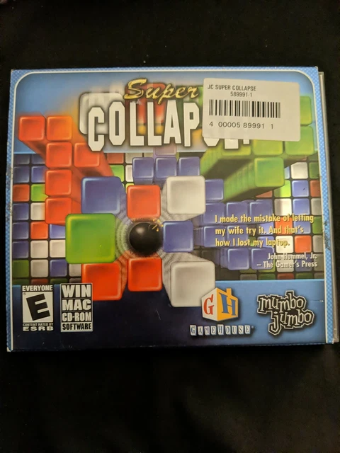 SUPER COLLAPSE (PC, 2002) Super Gamehouse collection $6.29 - PicClick CA