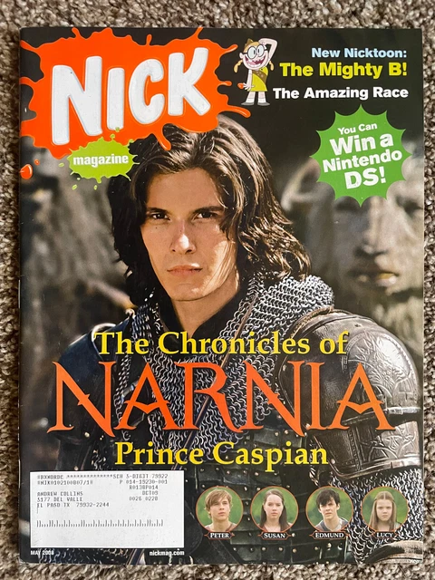 NICKELODEON MAGAZINE MAY 2008 The Chronicles Of Narnia Amazing Race ...